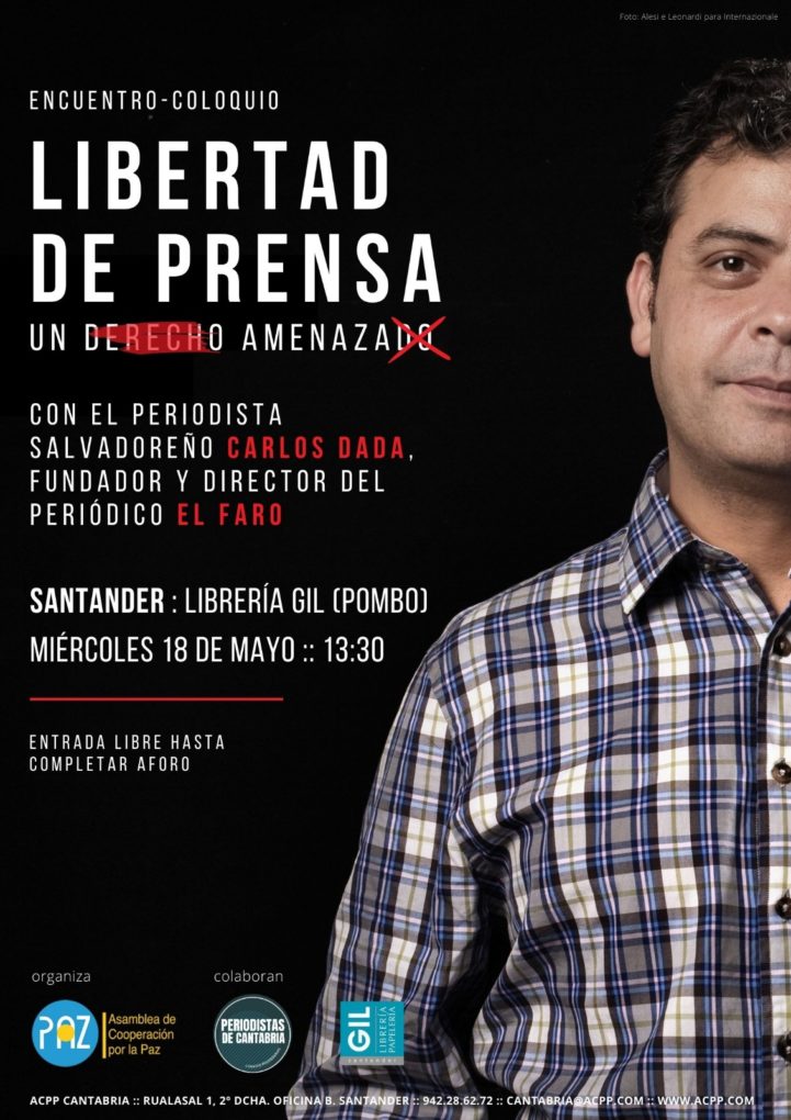 Cartel_Encuentro Carlos Dada - El Faradio | Periodismo que cuenta