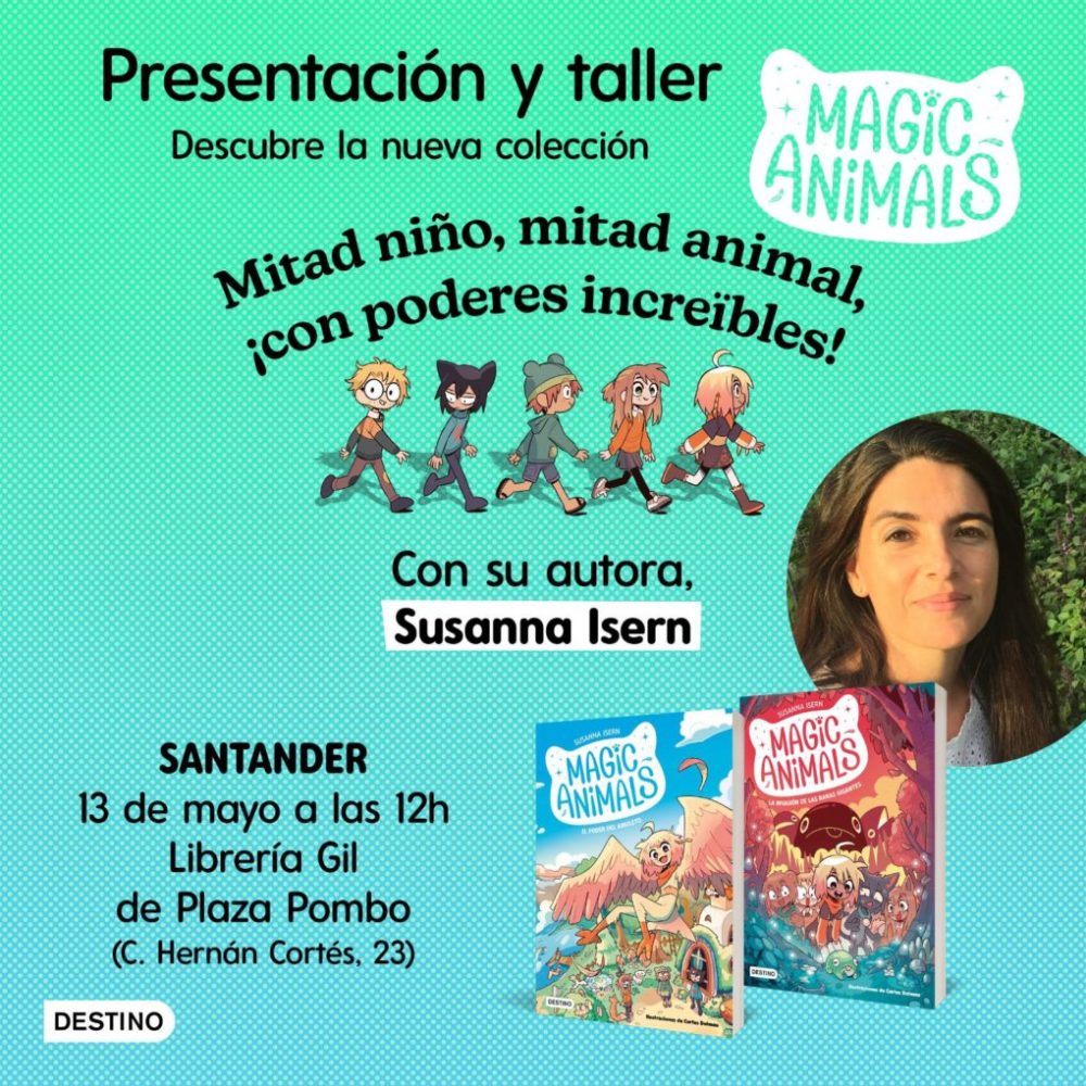 Susanna Isern estará el sábado en Gil mostrando a los más pequeños los poderes mágicos del ...